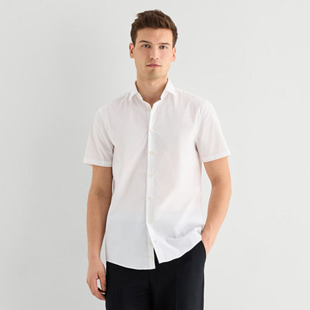 Click here for J. Ferrar Ultra Comfort Mens Short Sleeve Slim Fit... prices