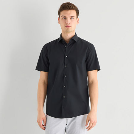 Click here for J. Ferrar Ultra Comfort Mens Short Sleeve Slim Fit... prices