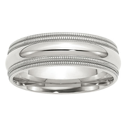 Click here for Womens 7MM Sterling Silver Wedding Band  7 prices