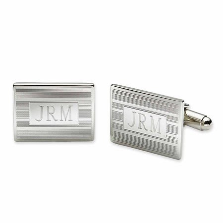 Click here for Personalized Rectangular Cuff Links  One Size  Whi... prices