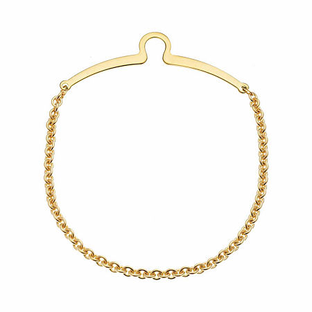 Click here for 14 Kt. Gold Electroplate Tie Chain  One Size  Yell... prices
