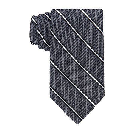 Click here for Stafford Striped Tie  One Size  Black prices