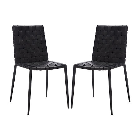 Click here for Rayne Basket Woven Dining Chair - Set of 2  One Si... prices