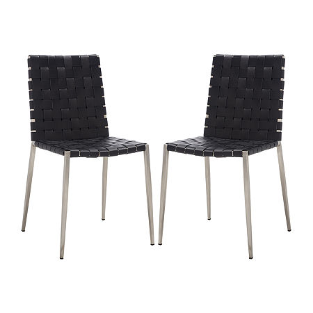 Click here for Rayne Basket Woven Dining Chair - Set of 2  One Si... prices