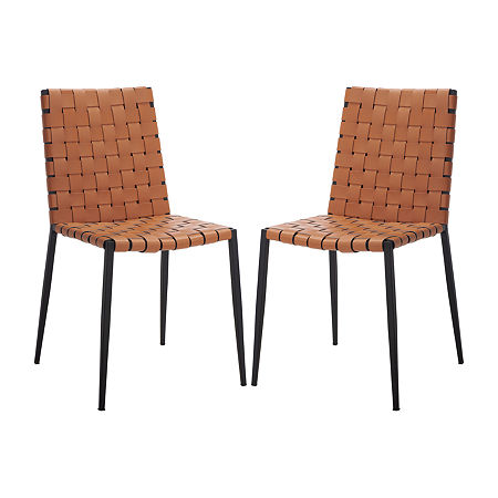 Click here for Rayne Basket Woven Dining Chair - Set of 2  One Si... prices