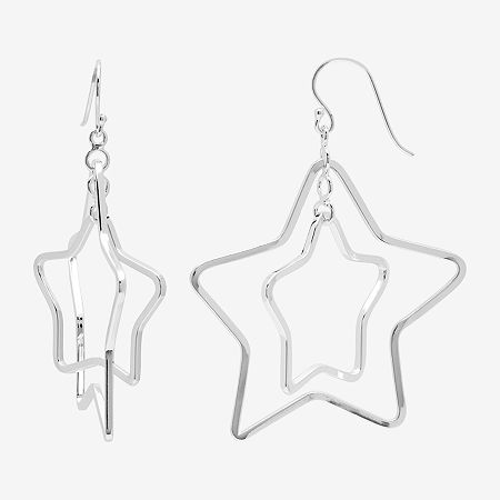 Click here for Silver Reflections Pure Silver Over Brass Star Dro... prices