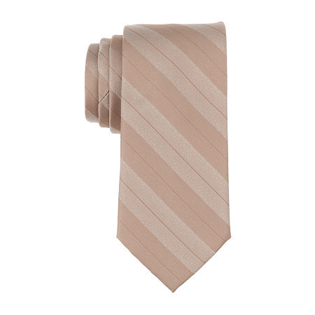 Click here for J. Ferrar Rendina Striped Tie  One Size  Beige prices