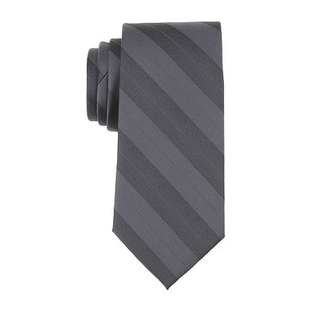 Click here for J. Ferrar Rendina Striped Tie  One Size  Black prices