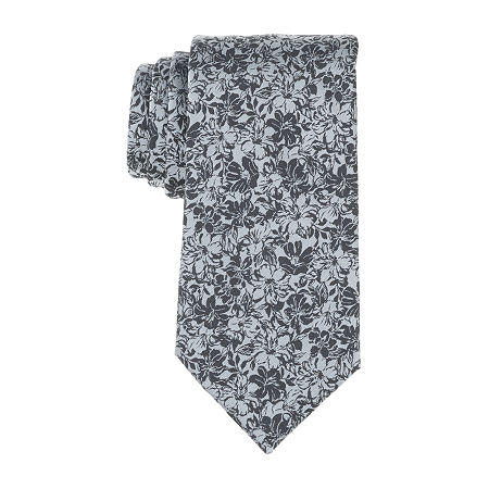 Click here for J. Ferrar Spinell Floral Tie  One Size  Black prices