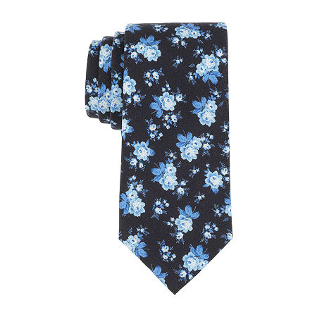 Click here for J. Ferrar Johnstone Floral Tie  One Size  Blue prices