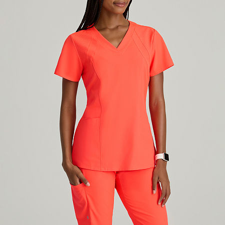 Click here for Barco One 5105 Racer 4-Pocket Womens Plus Tall V N... prices