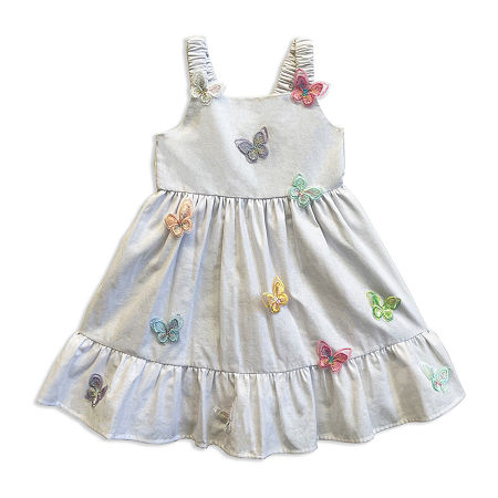 Click here for Blueberi Boulevard Toddler Girls Sleeveless A-Line... prices