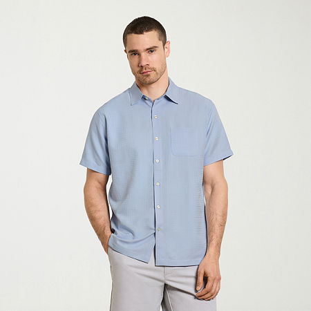 Click here for Van Heusen Weekend Mens Short Sleeve Camp Shirt  M... prices