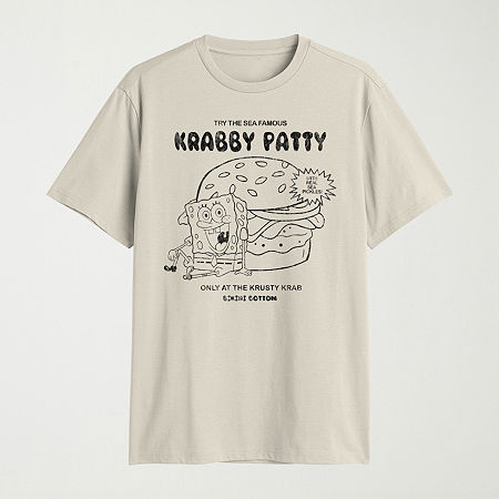 Click here for Mens Crew Neck Short Sleeve Classic Fit Spongebob... prices