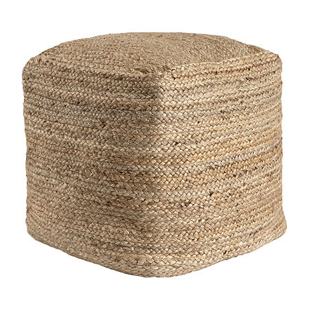 Click here for LR Home Layla 18 Handmade Jute Pouf  One Size  Whi... prices