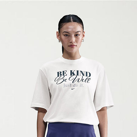 Click here for Nike Womens Be Kind Boxy T-Shirt  Xx-large  Blue prices