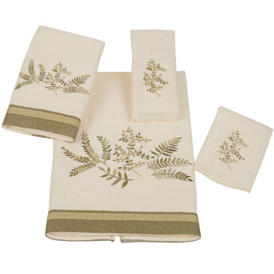 Avanti Greenwood Bath Towels, Color: Ivory