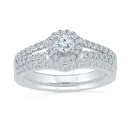 Click here for Womens 1/2 CT. T.W. Natural White Diamond 10K Whit... prices