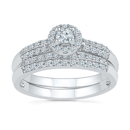 Click here for Womens 1/2 CT.T.W. Natural Diamond 10K White Gold... prices