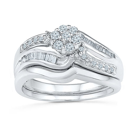Click here for Womens 1/3 CT.T.W. Natural Diamond 10K White Gold... prices