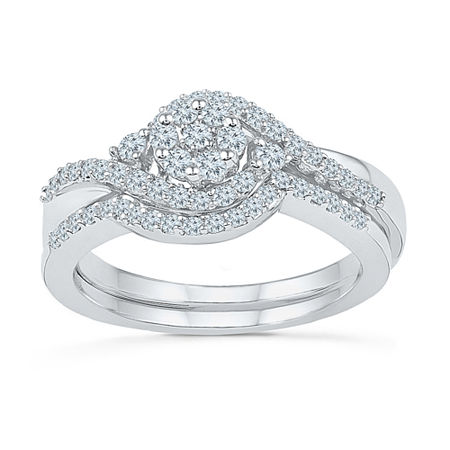 Click here for Womens 1/2 CT.T.W. Natural Diamond 10K White Gold... prices