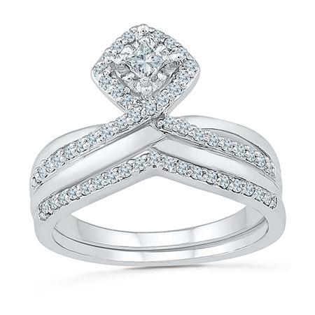Click here for Womens 3/8 CT.T.W. Natural Diamond 10K White Gold... prices