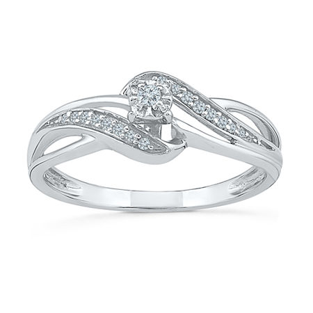 Click here for Promise My Love Womens 1/10 CT. T.W. Natural White... prices