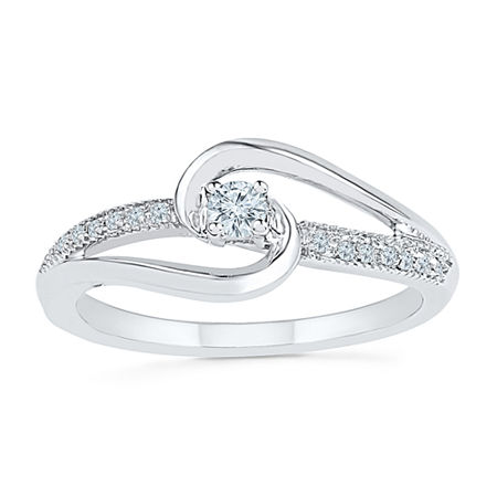 Click here for Promise My Love Womens 1/8 CT. T.W. Natural White... prices