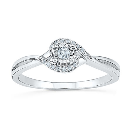 Click here for Promise My Love Womens 1/10 CT. T.W. Natural White... prices