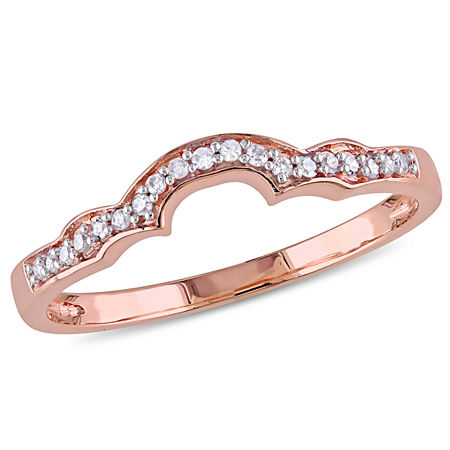 Click here for Womens Diamond Accent Natural White Diamond 10K Ro... prices