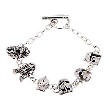 Click here for Star Wars Womens Sterling Silver Charm Bracelet  O... prices