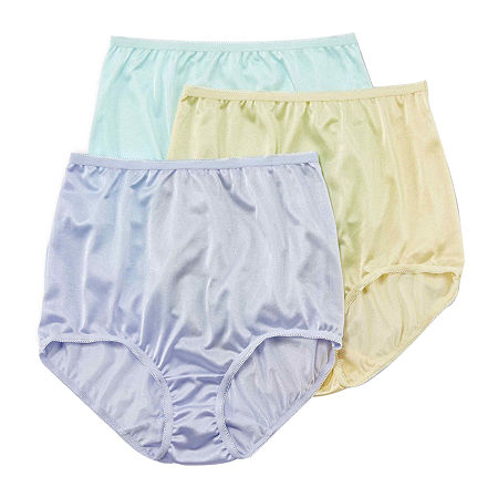Click here for Underscore Nylon 3 Pack Brief Panty 306455  6  Pur... prices