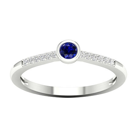 Click here for Womens Diamond Accent Genuine Blue Sapphire 10K Go... prices