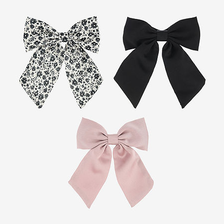 Click here for Arizona 3-pc. Multi Floral Bow Hair Ties  One Size... prices