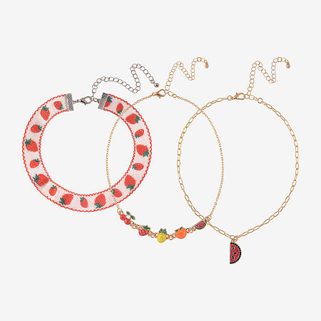 Click here for Arizona Fruit Womens Cherries 3-pc. Necklace Set... prices