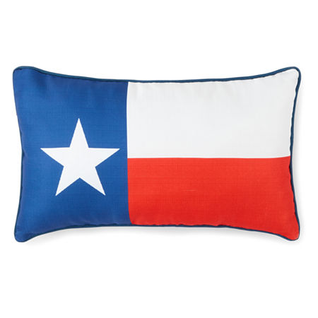 Click here for Texas Lone Star Lumbar Pillow  One Size  Red prices