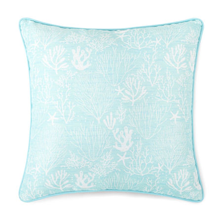 Click here for Cove Basin Square Throw Pillow  One Size  Blue prices