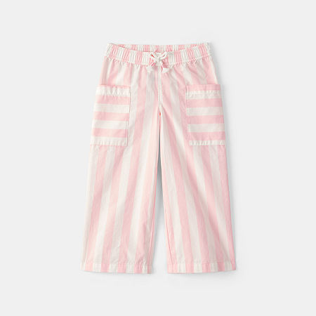 Click here for Carters Girls Toddler 2T-5T Striped Pull-On Pants... prices