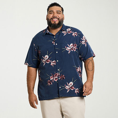 Click here for Van Heusen Weekend Mens Big and Tall Camp Shirt  X... prices