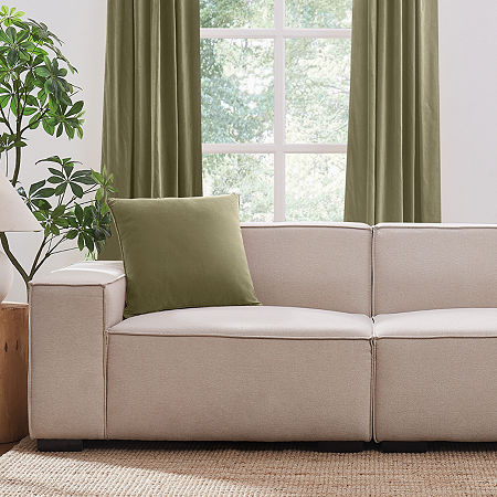 Click here for Brooklyn Loom Matte Cotton Velvet Rectangular Thro... prices