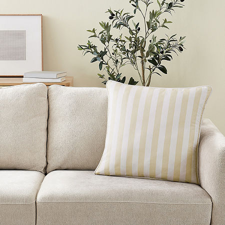 Click here for Brooklyn Loom Levi Stripe Square Throw Pillow  One... prices