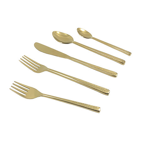 Click here for Vibhsa 20 Piece Gold Flatware Set  Service for 4 -... prices