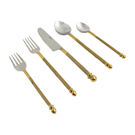 Click here for Vibhsa Swirl 20-Pc. Flatware Set  Serving for 4 -... prices