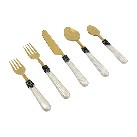 Click here for Vibhsa Victorian 20-Pc. Flatware Set  Serving for... prices