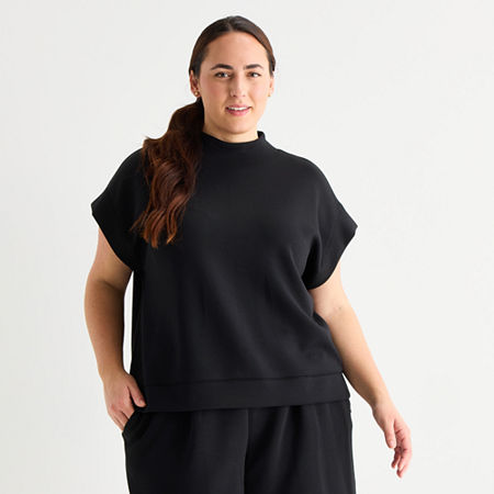 Click here for Stylus Womens Plus Crew Neck Short Sleeve T-Shirt... prices