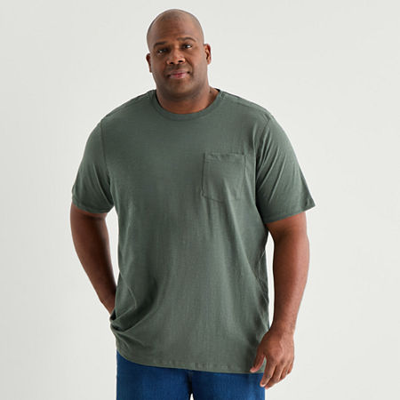 Click here for mutual weave Mens Easy-on + Easy-off Crew Neck Sho... prices