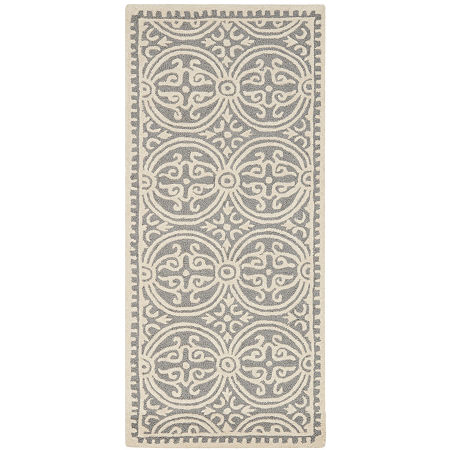 Click here for Safavieh Iris Runner rug  One Size  Silver prices