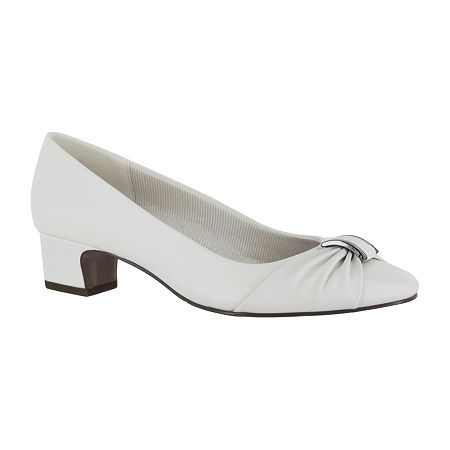Click here for Easy Street Eloise Womens Round Block Heel Pumps... prices
