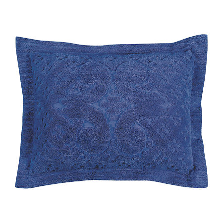 Click here for Better Trends Ashton Standard Sham  One Size  Blue prices
