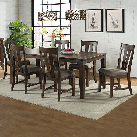 Click here for Rustic River 7-Piece Dining Set  One Size  Brown prices